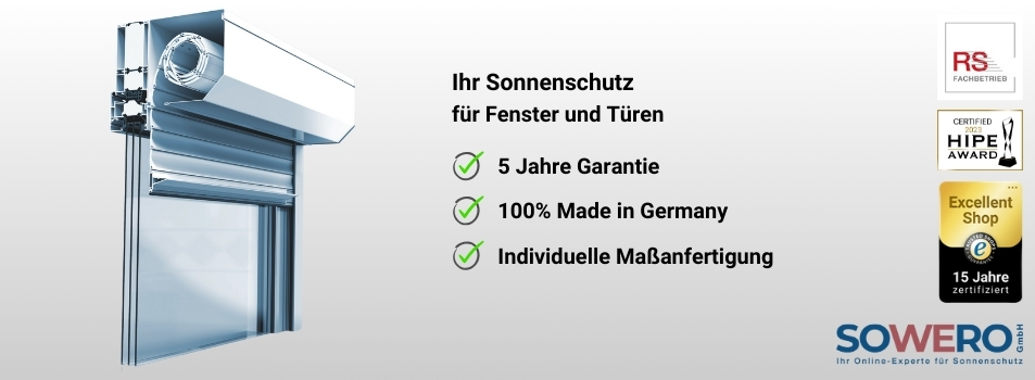 Rollladen nach Maß konfigurieren » 100% Made in Germany